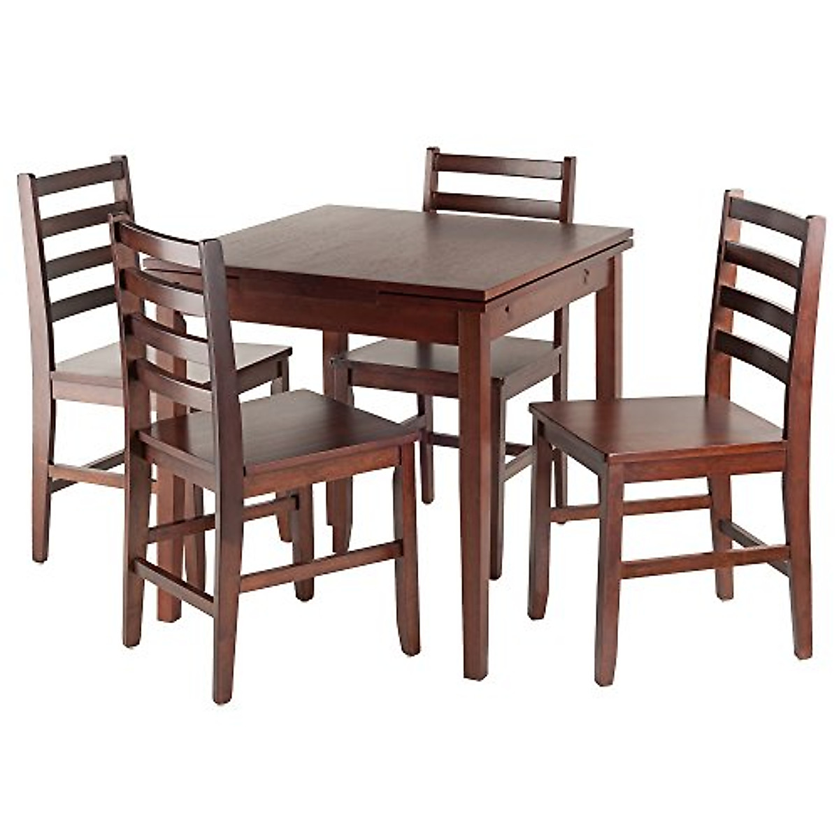 Winsome Pulman Dining, 48.03" W x 29.92" D x 29.29" H, Walnut