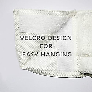 FFYHO Winter Snowflakes Hanging Kitchen Towel with Loop 2 Pack Christmas Red Hand Towels Soft Microfiber Coral Velvet Tie Towel Decor for Bathroom Oven Absorbent Washcloth