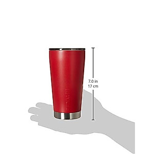 FIFTY/FIFTY T20000003 20oz - Cherry Red Tumbler - Smoke Slide Lid