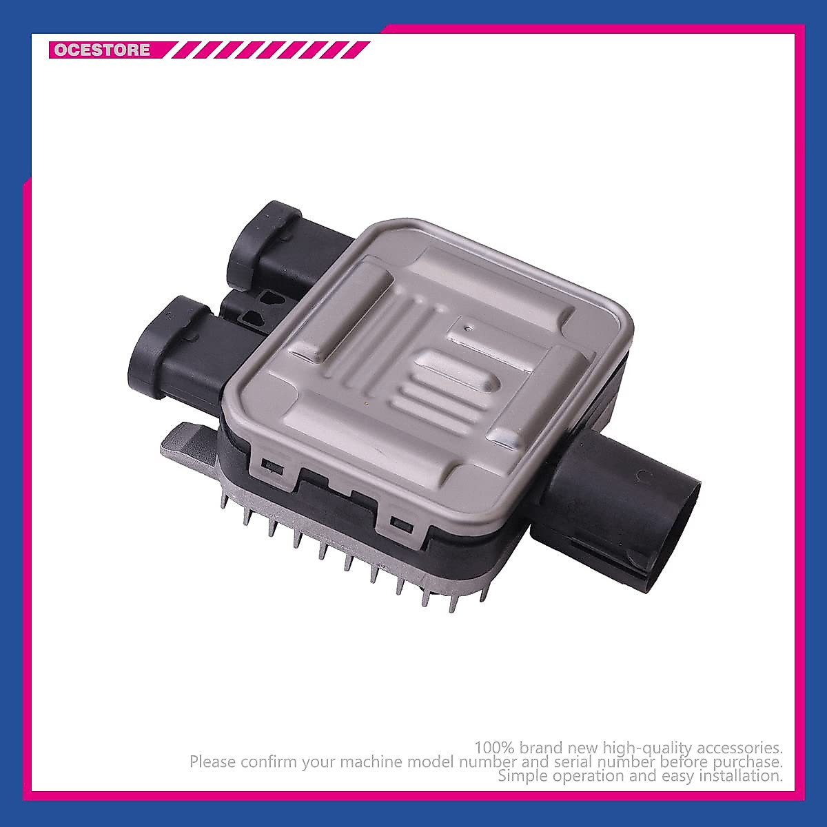 Ocestore AJ51-15-15YA Cooling Fan Unit Control Module 7T438C609BA Compatible with S60 S80 V70 XC70 XC60 7G919A819AA Cooling Fan Module 940004300