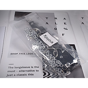 Xjoyous Circle Choker Necklace PU Leather Goth Choker Collar with Black Studded Punk Rock Rivet Collar Adjustable Size