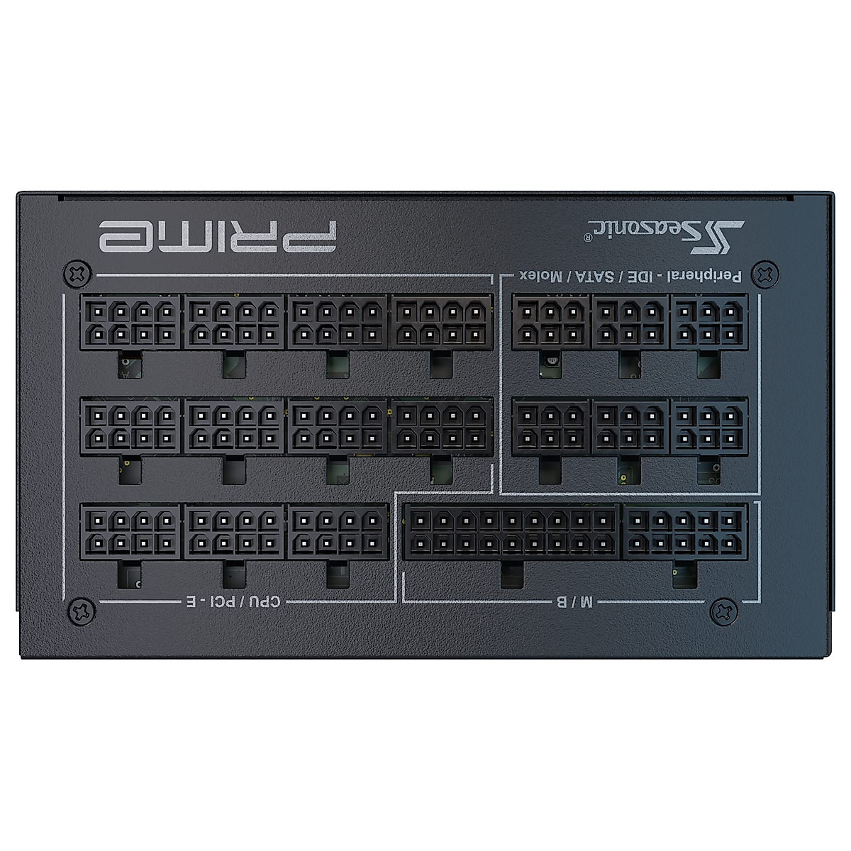 Seasonic Prime TX-1600, 1600W 80+ Titanium, Full Modular, Fan Control in Fanless, Silent, and Cooling Mode, 12 Year Warranty, Perfect Power Supply for Gaming and High-Performance Systems, SSR-1600TR.