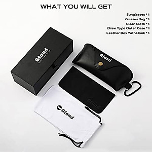 Gtand Unisex Vintage Retro Round Style Tinted Sunglasses For Men Women Fashion Circle Sun Glasses 46mm