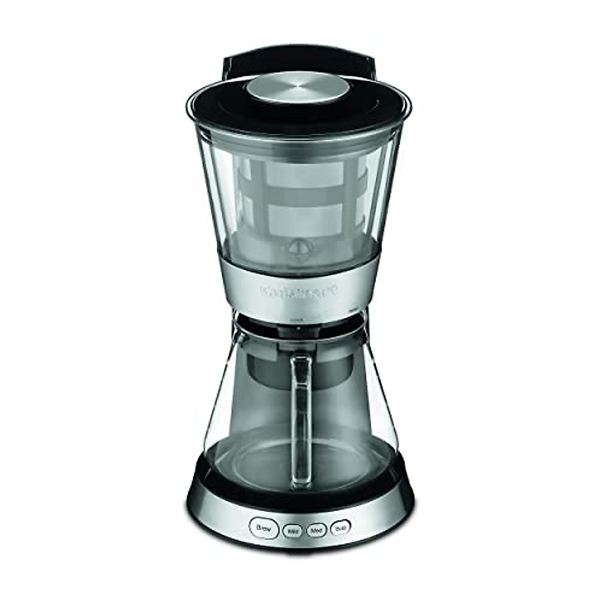 Cuisinart DCB-10P1 Automatic Cold Brew Coffeemaker with 7-Cup Glass Carafe, Black/Stainless