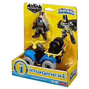 Fisher-Price Imaginext Streets of Gotham City Batman & ATV Action Figure