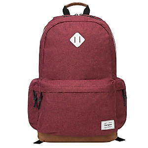 Targus Strata II College and Travel Laptop Backpack with Protective Sleeve for 15.6-Inch Laptop, Burgundy (TSB93603GL)