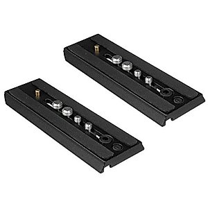 Set of 2 Replacement Quick Release Plate for The Manfrotto MVH502AH, 504HD, MVK502AM, MVH502A,546BK-1, 504HD,546BK, 504HD,535K, 504HD,536K, 504HD,546GBK …