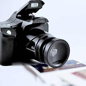 Digital Camera, FHD 1080P Camera for Kids, 1080p HD Long Focus SLR Camera 24 Megapixel Digital Camera, 18X Digital Zoom 3 Inch TFT-LCD Digital Camera Electronic Anti-Shake