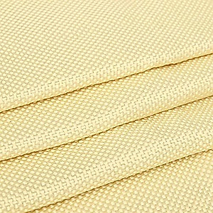 GatherTOOL 200gsm Fabric Woven Aramid Fiber Cloth Plain 100cm/39.4'' Width Yellow 100 * 30cm
