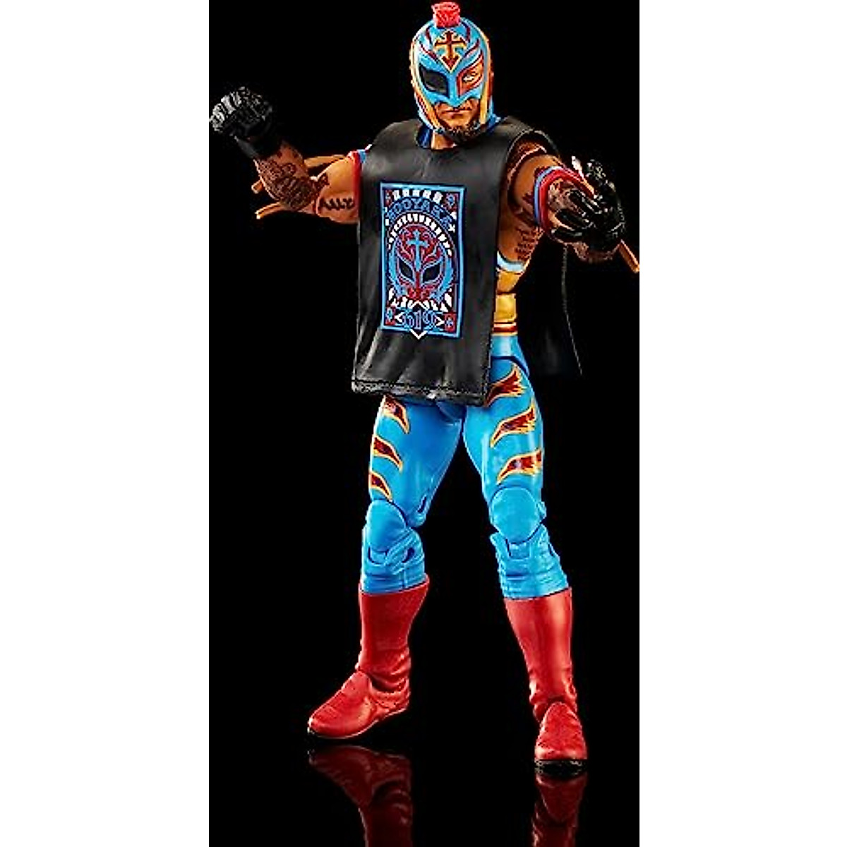 Mattel WWE Rey Mysterio Top Picks Elite Collection Action Figure, Articulation & Life-Like Detail, Interchangeable Accessories, 6-inch