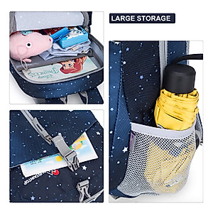 MOUNTAINTOP Kids Backpack for Boys Girls Preschool Kindergarten Children Backpacks, Dark Blue 12L