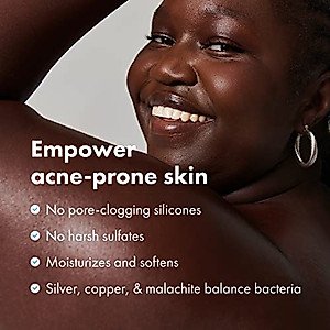 HERO COSMETICS Brave Body Hydrating Mineral Melt from Empower Acne-Prone Skin, Balance Bacteria - Visibly Renews & Smoothes with Shea Butter + Almond Oil - No Mineral Oil or Silicones (6.76 Fl. Oz.)