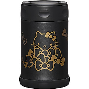Zojirushi SW-EAE50KTBA Stainless Steel Food Jar, 17-Ounce, Hello Kitty Collection Black