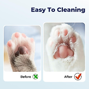 punerux Dog Wipes for Paws and Butt Ears Eyes Body, Plant-Based Hypoallergenic Pet Wipes for Dogs, Dog Wipes Cleaning Deodorizing in Extra Large Thickness and Size 8" x 11", Fragrance-Free, 4 Pack