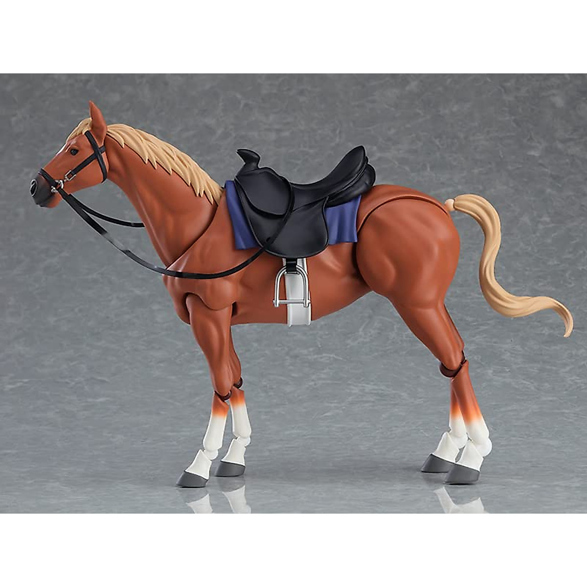 Max Factory figma Horse ver.2 [Chestnut Wool] Non-Scale Plastic Painted Action Figure, M06819