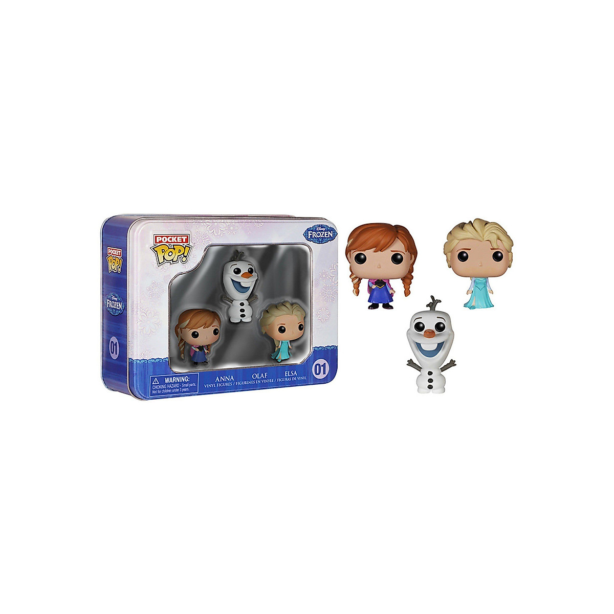 Funko Frozen Pocket Pop! Mini Vinyl Figure Tin (3-Pack)