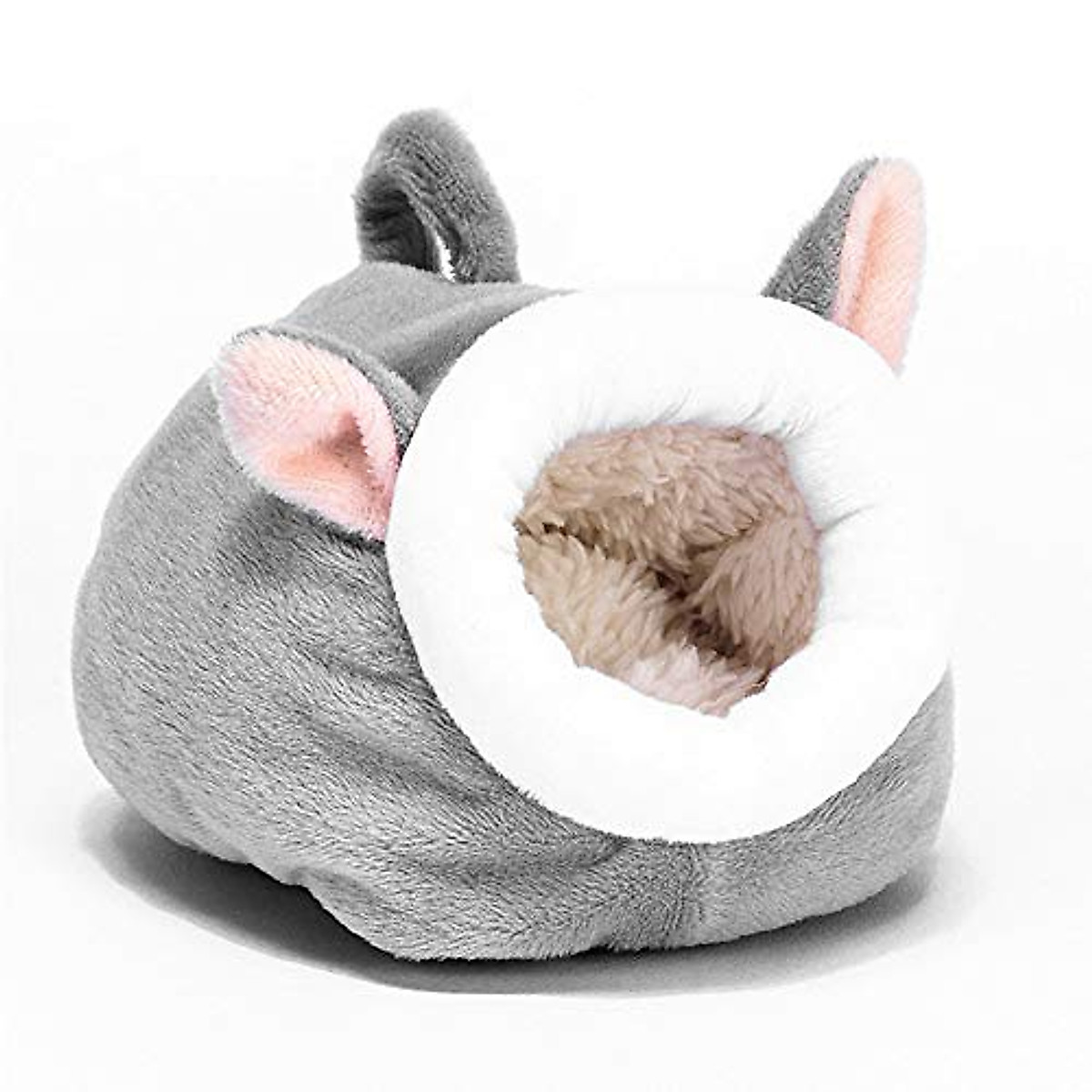 FLAdorepet Hamster Bed Houses and Hideouts Small Animal Pet Cave Bed Cage Nest Accessories (S(5.1 * 3.9 * 3.9inch), Elephant)