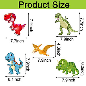 UOMNICUE Dinosaur Hanging Swirl Decorations,30 PCS Jurassic Dinosaur Foil Swirls Ceiling Spiral Streamers for Kids Boys Girls Birthday Baby Shower Dino Party Supplies Favors Home Classroom Decoration