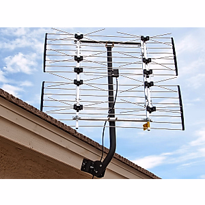 Channel Master EXTREMEtenna - Multi-Directional Outdoor HDTV Digital Antenna, 80+ Mile Range, 8-Bay Bowtie, 180° Wide-Angle Reception, Industry-Leading Reception Power, UHF/VHF Support for Free OTA TV