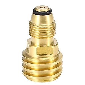 YOUHO Propane Tank Adapter Converts POL LP Tank Service Valve to QCC1 / Type1 Hose or Regualtor - Old to New qcc1 Propane Fitting