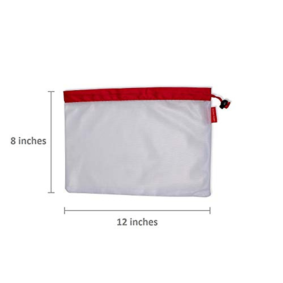 Premium Reusable Mesh Produce Bags With Drawstring - Mesh Produce Bags With Tare Weight - Set of 9 Reusable Grocery Bags - Washable Produce Bags for Fruit and Veg - BPA Free Mesh Bags for Vegetables