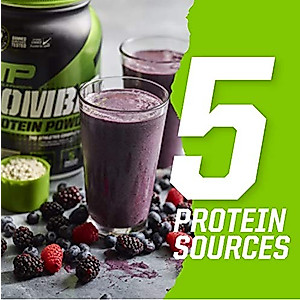MusclePharm Combat Protein Powder, 5 Protein Blend, Chocolate Milk, 4.1 Pounds, 52 Servings