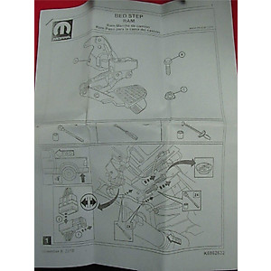 Mopar 2019/2020 Dodge RAM DT Corner Bed Step New OEM