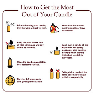 A Cheerful Giver Honey Pear Cider 16oz Simplicity Lantern Candle, 16-Ounce