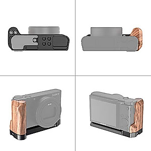 SmallRig L-Shape Bracket Wooden Grip for RX100 III/IV/V (VA) / VI/VII Camera - LCS2467