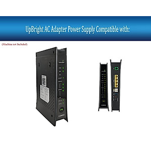 UpBright 12V AC/DC Adapter Compatible with CenturyLink Zyxel C3000Z Century Link Wireless WiFi Modem Router UMEC UP0251M-12PA UP0251M12PA 12VDC 2A DC12V 2000mA 12.0V 2.0A Power Supply Cord Charger PSU
