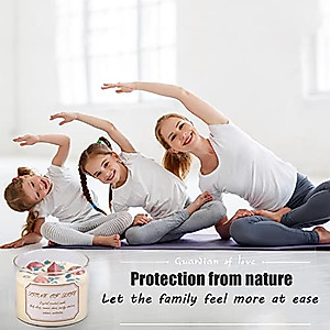 STONE OF LIFE Crystal Aromatherapy Candle, Gorgeous Candle, Great Gift for Chakra Purification, Home Yoga, Bath Therapy