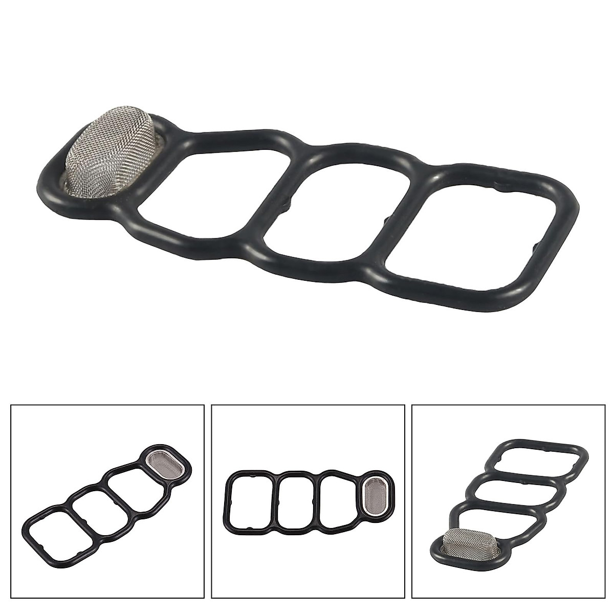 Compatible for 15826-RDV-J01 Professional Head Cylinder Solenoid Spool Faucet Gasket Spool Valves Filter Engine Seal Sealed Gasket for Engine Exhaust System Gasket Solenoid Spool Fauces Gasket