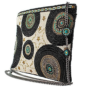 Mary Frances Turntable Crossbody Clutch Records Handbag, Multi