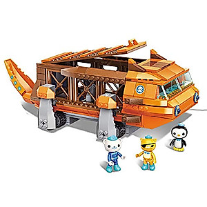 BASEPLATES for Age 6+ Building Block Ocean Adventure Octonauts GUP-G Mobile Speeders Launcher & Barnacles Kwazii Peso 378pcs Building Brick Set-No Package Box (3706)