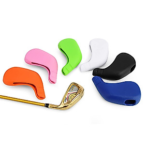 PGM Golf Club Covers 10pcs or 2pcs Iron Head Covers with No. Opening Easy On Off Protective Washable Golf Headcovers Fit Most Right Handed Brands