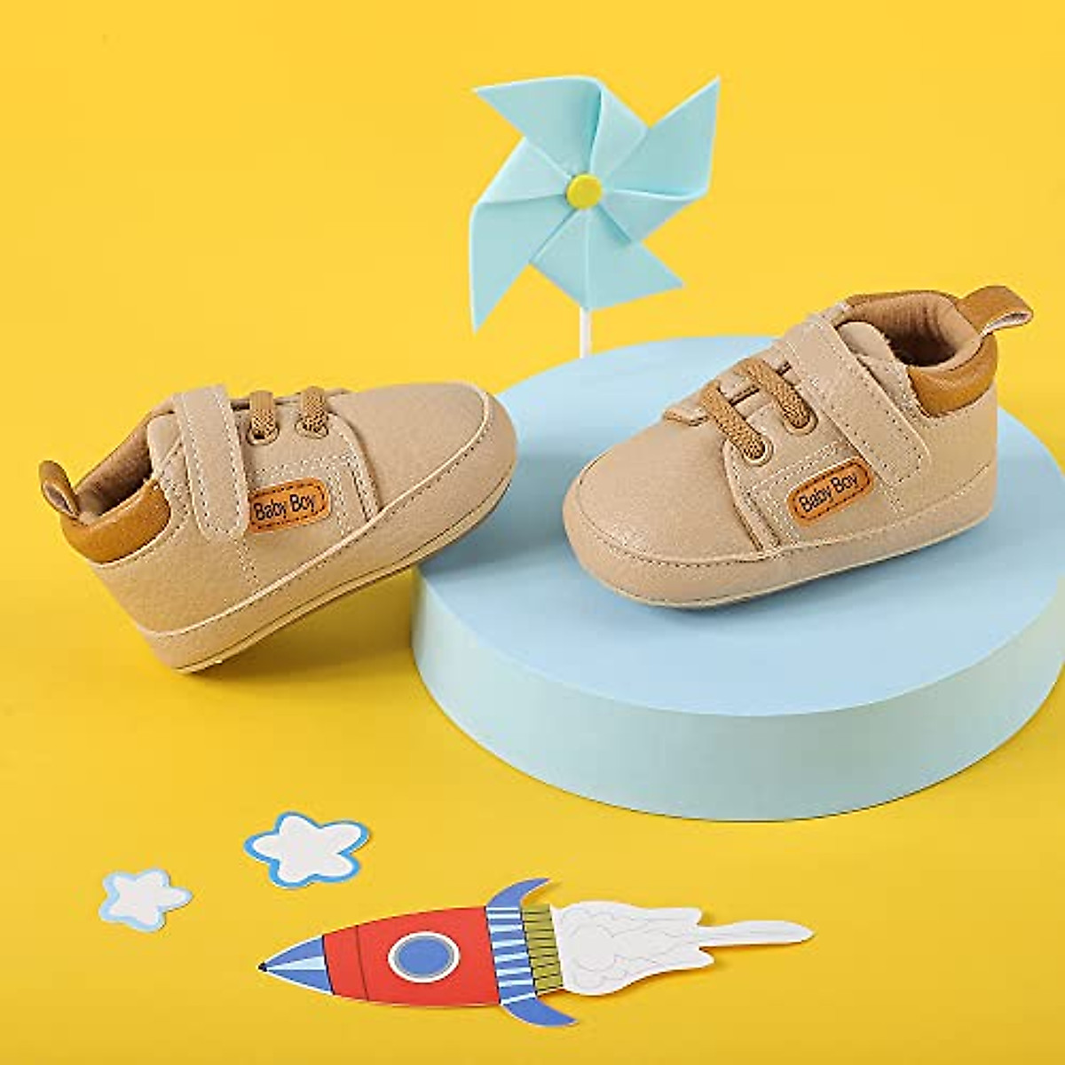 Baby Walking Shoes Cute Animal Canvas Sneakers Infant Shoes Soft Sole Toddler Sneakers Shoes for Boys Girls