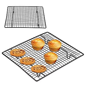 Cooling Rack,Stainless Steel Cooling and Baking Rack, Nonstick Cooking Grill Tray, Cake Cooling Wire Roasting Rack for Biscuit Pizza Bread Cake Baking, Easy To Clean, Cooling and Baking Rack Nons