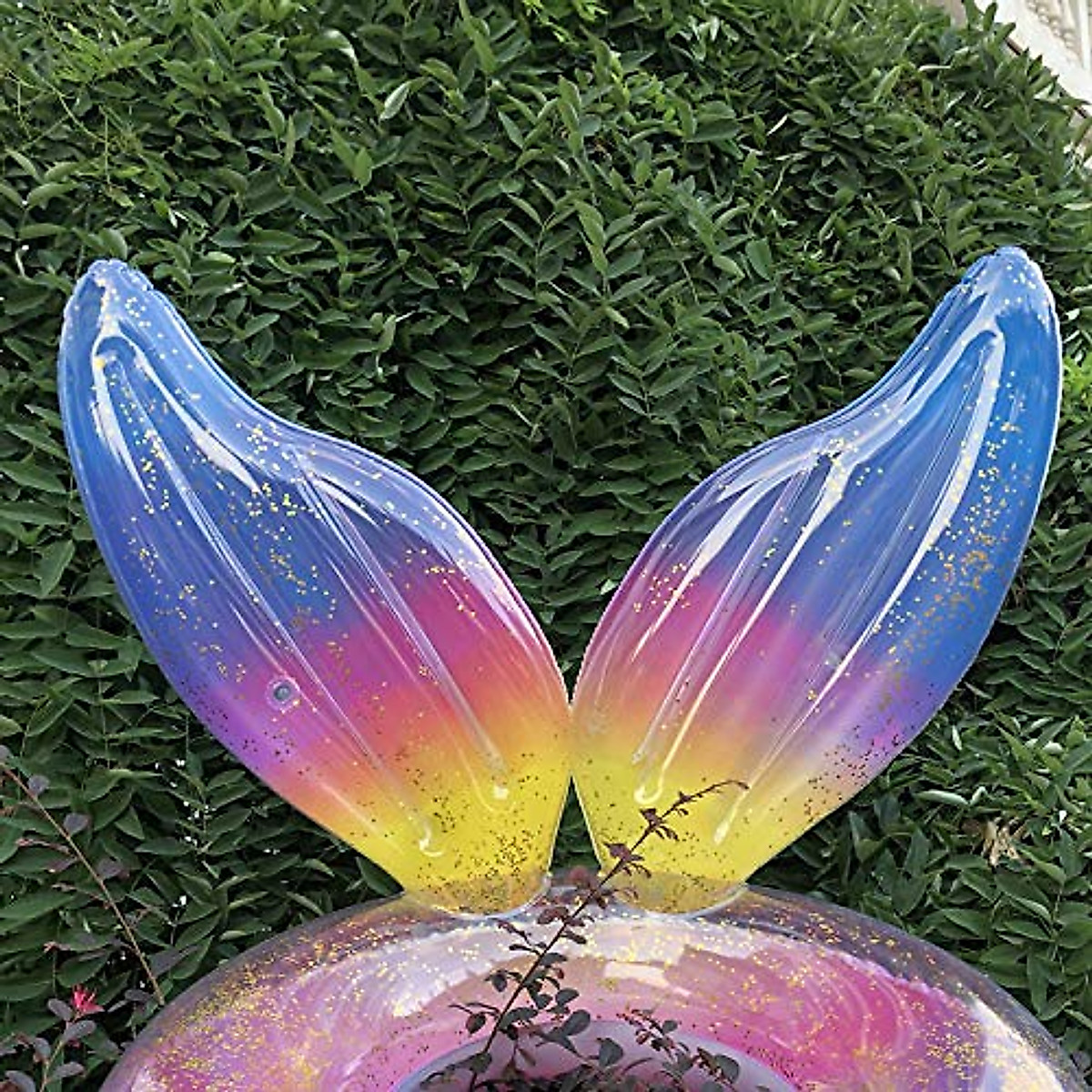 Inflatable Mermaid Pool Float - 2020 Floaties for Adults Pool Float Swimming Ring Pool Float Inner Tube Outdoor Beach Party Play Pool Water Toy for Adults