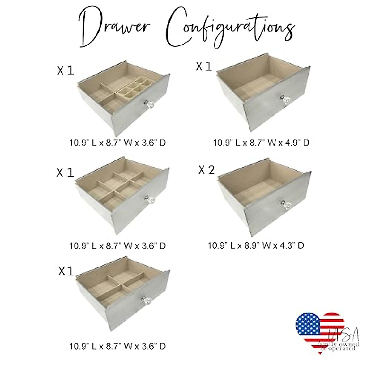 Alveare Home Helena Standing Jewelry Armoire, Silver