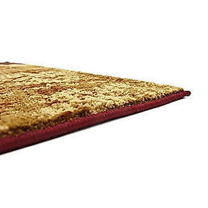 Unique Loom Barista Collection Area Rug - Kouillou (9' x 12' Rectangle, Multi/ Brown)