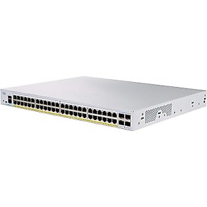 Cisco Business CBS350-48FP-4X Managed Switch, 48 Port GE, Full PoE, 4x10G SFP+, Limited Lifetime Protection (CBS350-48FP-4X)