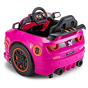 Kid Trax Dizzy Racers 6V Ride On Car – Toddler Toy with 360° Spin, w/Big Wheel, Indoor/Outdoor Toys, Electric Cars for Kids, Ride On for Boys & Girls, Max Weight of 66lbs, Ages 2-5 – Pink CAR