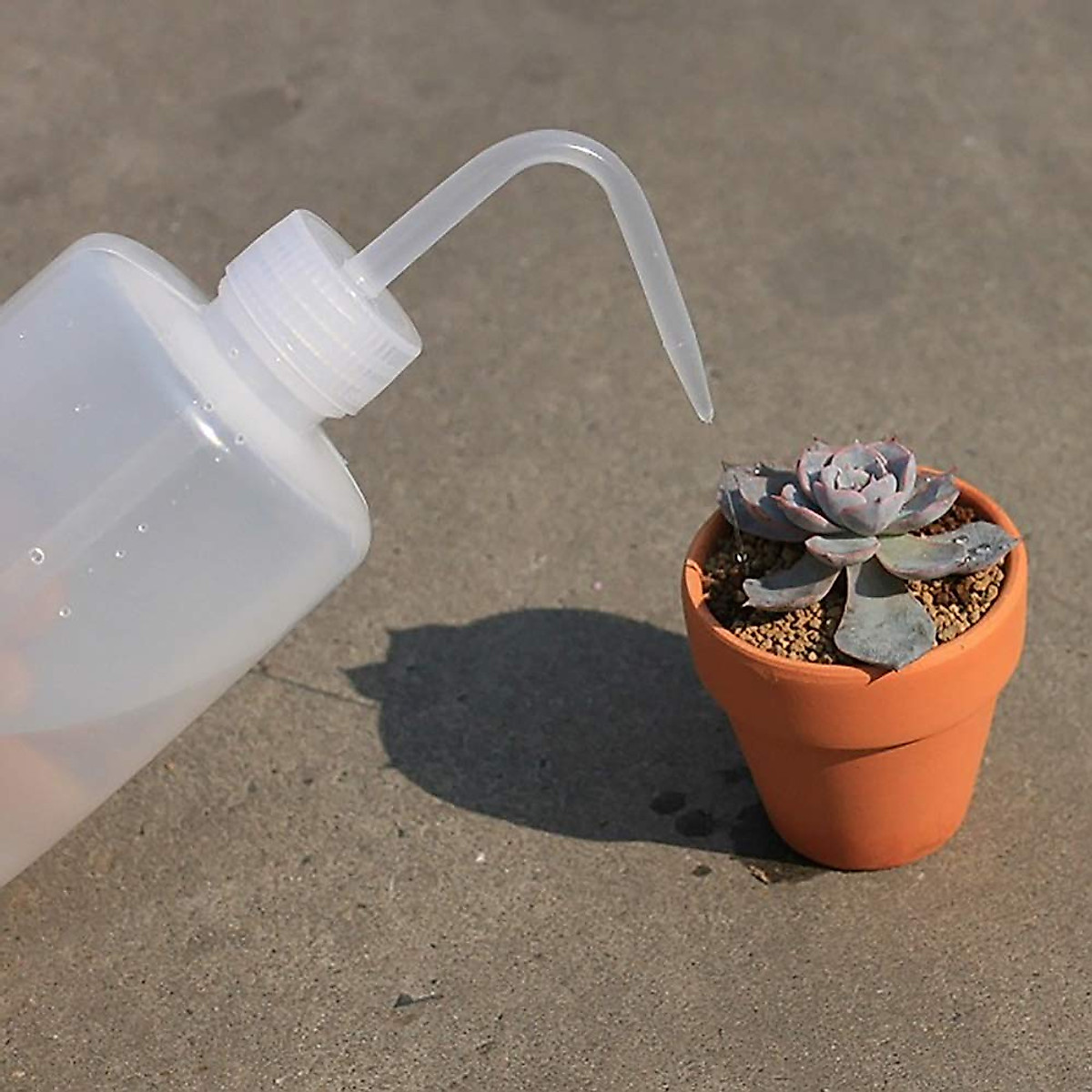 ink2055 Safety Wash Bottle,500ml Tattoo Diffuser Green Soap Supply Plants Watering Wash Squeeze Bottle White