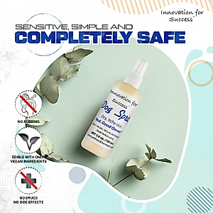 Innovation for Success Dog Spritz Dog Itch Relief Spray, Simple and Vegan Itchy Skin Relief for Dog, Squalene Oil Layer, Dog Anti Itch Spray with Antioxidants, New Improved Aroma