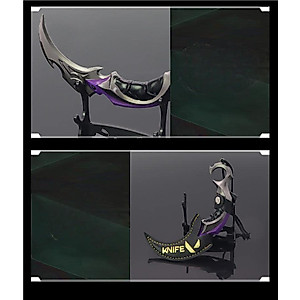 Chewmeter Game Valorant Reaver Karambit Knife Model Action Figures Game Toys Collection Keychain Gift Desk Decoration Backpack Pendant Gift