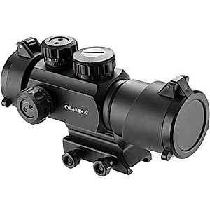 Barska AC12176 1x35 Red Dot Rifle Scope Illuminated Red/Green Multi Reticle with Mount, Matte Black