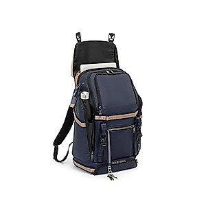 TUMI Alpha Bravo Expedition Flap Backpack - Midnight Navy/Khaki