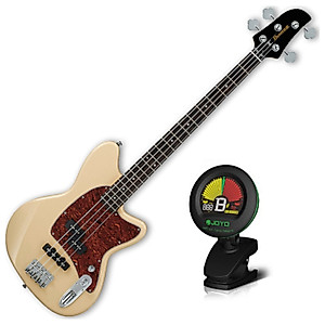 Ibanez TMB100IV Ivory Talman Bass Series Electric Bass w/Tuner