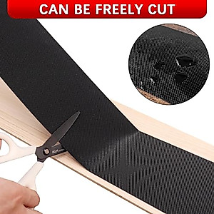 Carpet Stair Tread Rug Non Skid Tape for Stair, black diamond Grip tape for Wooden Step, Safety Non Skid Roll for Stair Step Runner Anti Slip Traction Tread Staircase Grip Adhesive tape Strip