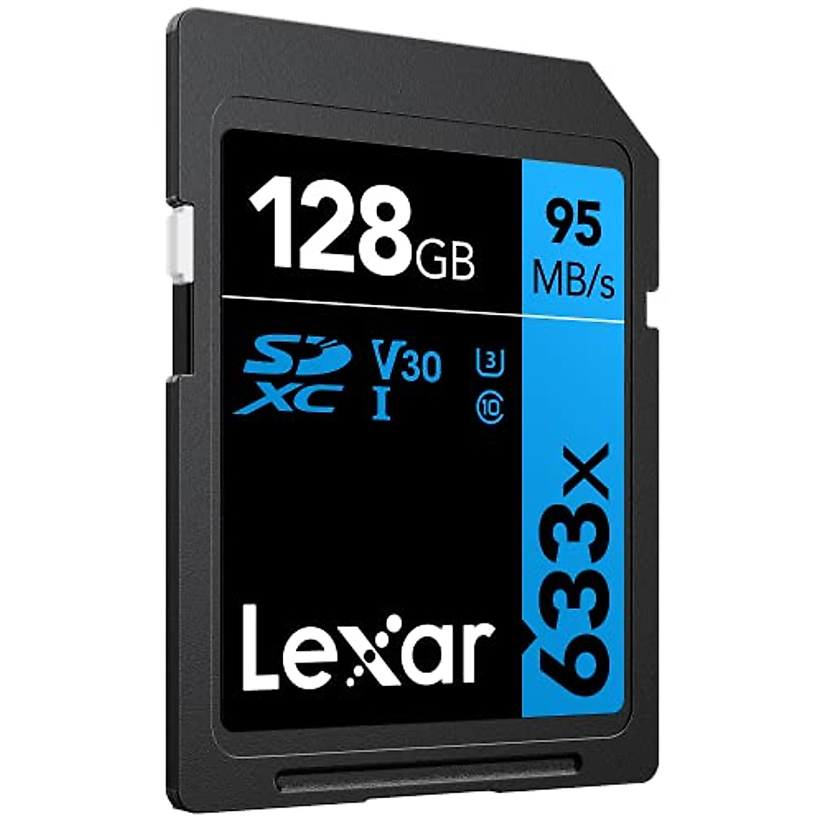 Lexar Professional 633x 128GB SDXC UHS-I Card, Up To 95MB/s Read, for Mid-Range DSLR, HD Camcorder, 3D Cameras, LSD128GCB1NL633 (Product Label May Vary)